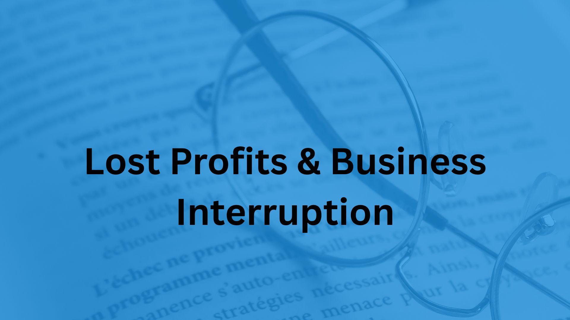 Lost Profits Calculation – Forensic CPA - Hovland Forensic & Financial