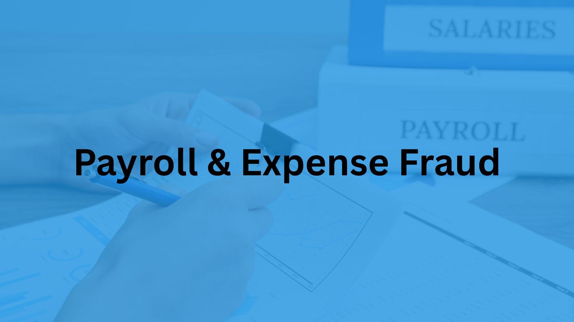 Payroll & Expense Fraud Investigation - Hovland Forensic & Financial