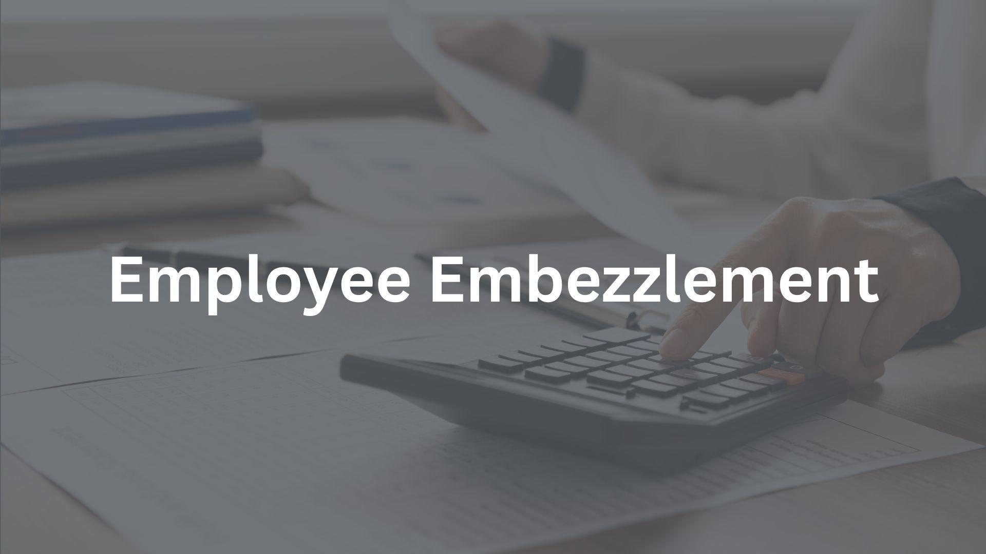 Employee Embezzlement Investigation - Hovland Forensic & Financial